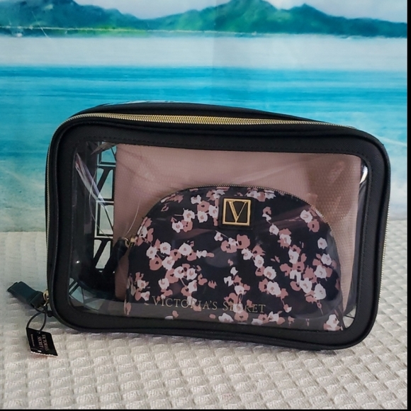 Victoria's Secret | Bags | Victorias Secret 3 Pc Cosmetic Trio Make Up ...